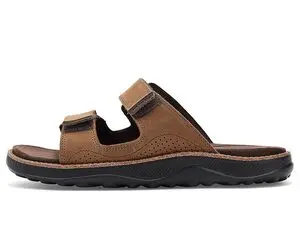 Merrell Cove Leather Slide Sandals - Brown