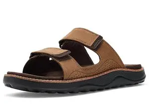Merrell Cove Leather Slide Sandals - Coffee