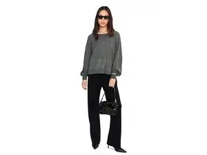 Vince Camuto Crew Neck Puff Sleeve Sweater