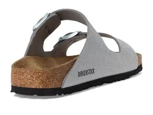 BIRKENSTOCK Arizona Shiny Glitter Sandals - Silver