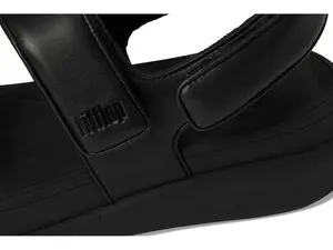 Fitflop F-mode Go Adjustable Flatform Back-strap Sandals - Black