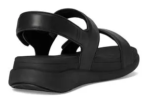 Fitflop F-mode Go Adjustable Flatform Back-strap Sandals - Black