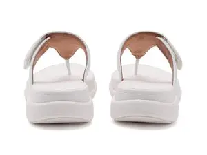 Fitflop F-mode Go Adjustable Flatform Toe-post Sandals - Pink