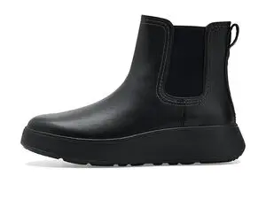Fitflop F-mode Stitch Warm Tumbled-leather Chelsea Boots