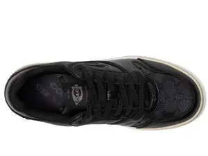 COACH Soho Signature Canvas Low Top Sneakers - Black