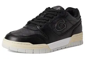 COACH Soho Signature Canvas Low Top Sneakers - Black
