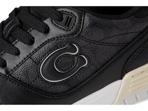 COACH Soho Signature Canvas Low Top Sneakers - Black