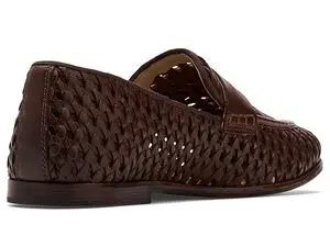 THE FRYE COMPANY Faith Woven Leather Loafers - Brown
