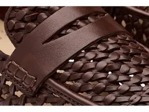 THE FRYE COMPANY Faith Woven Leather Loafers - Brown