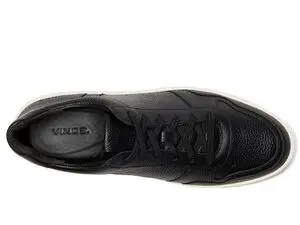 Vince Peyton Leather Sneakers - Black