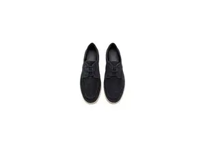 Vince Spencer Suede Lace-up Oxford Shoes - Navy