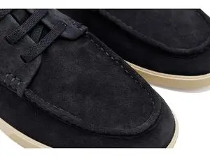 Vince Spencer Suede Lace-up Oxford Shoes - Navy