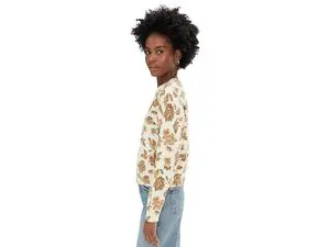Vince Camuto Floral Printed Crew Neck Top