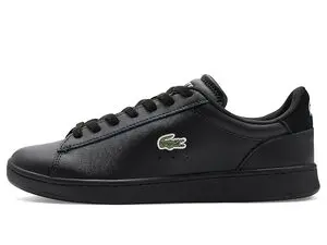 Lacoste Carnaby Set Leather Sneakers - Black