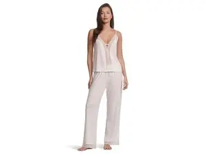 Eberjey Lara Cami/pants Pj Set Pajama Sets - Bone