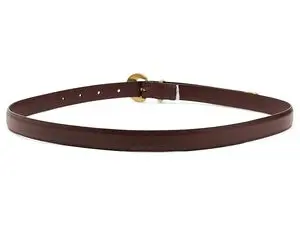 Madewell Domed Buckle Leather Belt - Brown