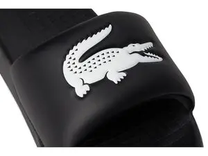 Lacoste Serve Slide 1.0 Wedge Shoes - Black