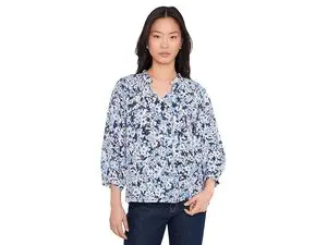 Vince Camuto Raglan Peasant Blouse - Blue