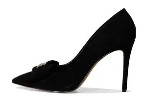 Vince Camuto Haylez Suede Bow Detail Stiletto Pumps - Black