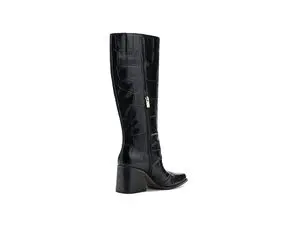 Vince Camuto Sangeti Knee High Stacked Heel Boots - Black