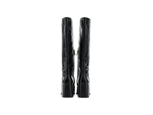 Vince Camuto Sangeti Knee High Stacked Heel Boots - Black