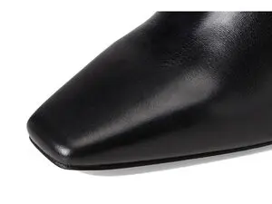 Vince Camuto Bayla Croc Embossed Pointed Toe High Heel Ankle Boots - Black