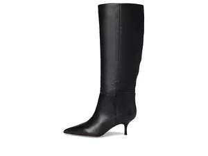 Vince Camuto Tansie Slouchy Knee High Heeled Boots - Black