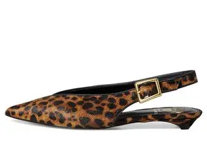 Vince Camuto Valther Slingback Kitten Heel Mules - Tan