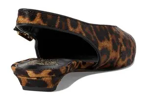 Vince Camuto Valther Slingback Kitten Heel Mules - Tan