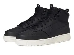 Nike Court Vision Mid Top Sneakers - Black