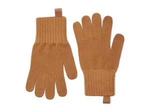 UGG Lightweight Knit Gloves - Brown
