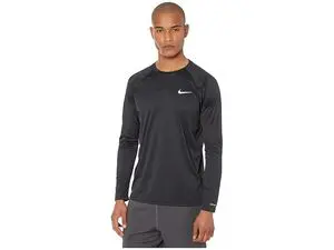 Nike Essential Long Sleeve Hydroguard Swim Shirt - Black