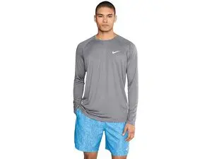 Nike Essential Long Sleeve Hydroguard Swim Shirt - Gray