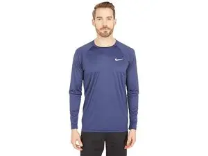 Nike Essential Long Sleeve Hydroguard Swim Shirt - Navy