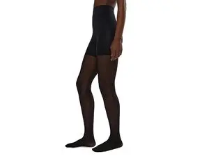 Wolford Backseam Illusion Control Top Tights - Black