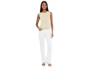 Vince Gingham Taneck Sweater Tank