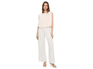 Vince Sleeveless Bubble Top - Bone