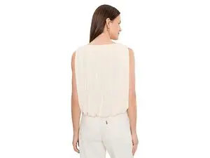 Vince Sleeveless Bubble Top - Bone