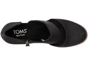 Toms Milan Block Heel Shoes - Black