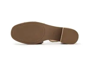 Toms Jaclyn Fisherman Block Heel Sandals - Beige