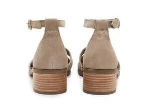 Toms Jaclyn Fisherman Block Heel Sandals - Beige