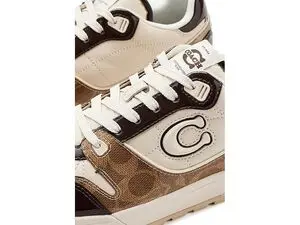 COACH Soho Signature Patent Leather Sneakers - Brown