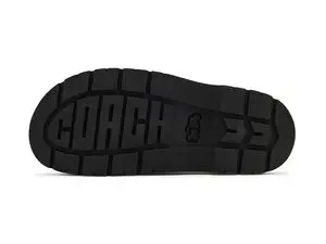 COACH Suede Sport Clogs - Brown