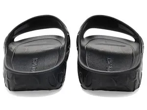COACH Embossed Monogram Slides - Black