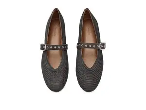 Madewell Remy Mary Jane Flat Shoes - Brown