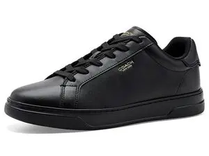 COACH High Line Leather Sneakers - Black