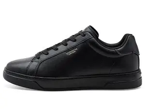 COACH High Line Leather Sneakers - Black