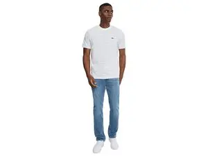 Lacoste Striped Cotton T-shirt T Shirt Blackbird - Blue