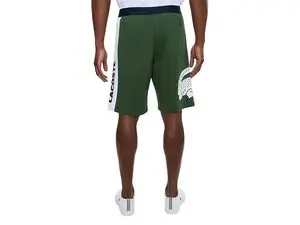 Lacoste Straight Cut Fleece Loungewear Shorts - Green
