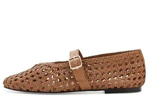 Madewell Remy Grommet Mary Jane Flat Shoes - Brown